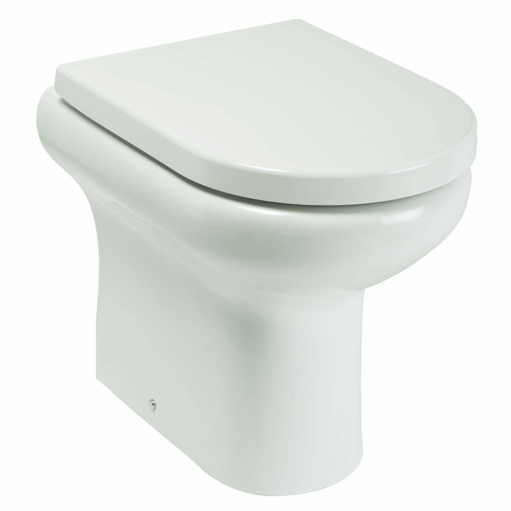RAK Ceramics Compact Special Needs 42.5cm High Rimless Back To Wall Pa ...